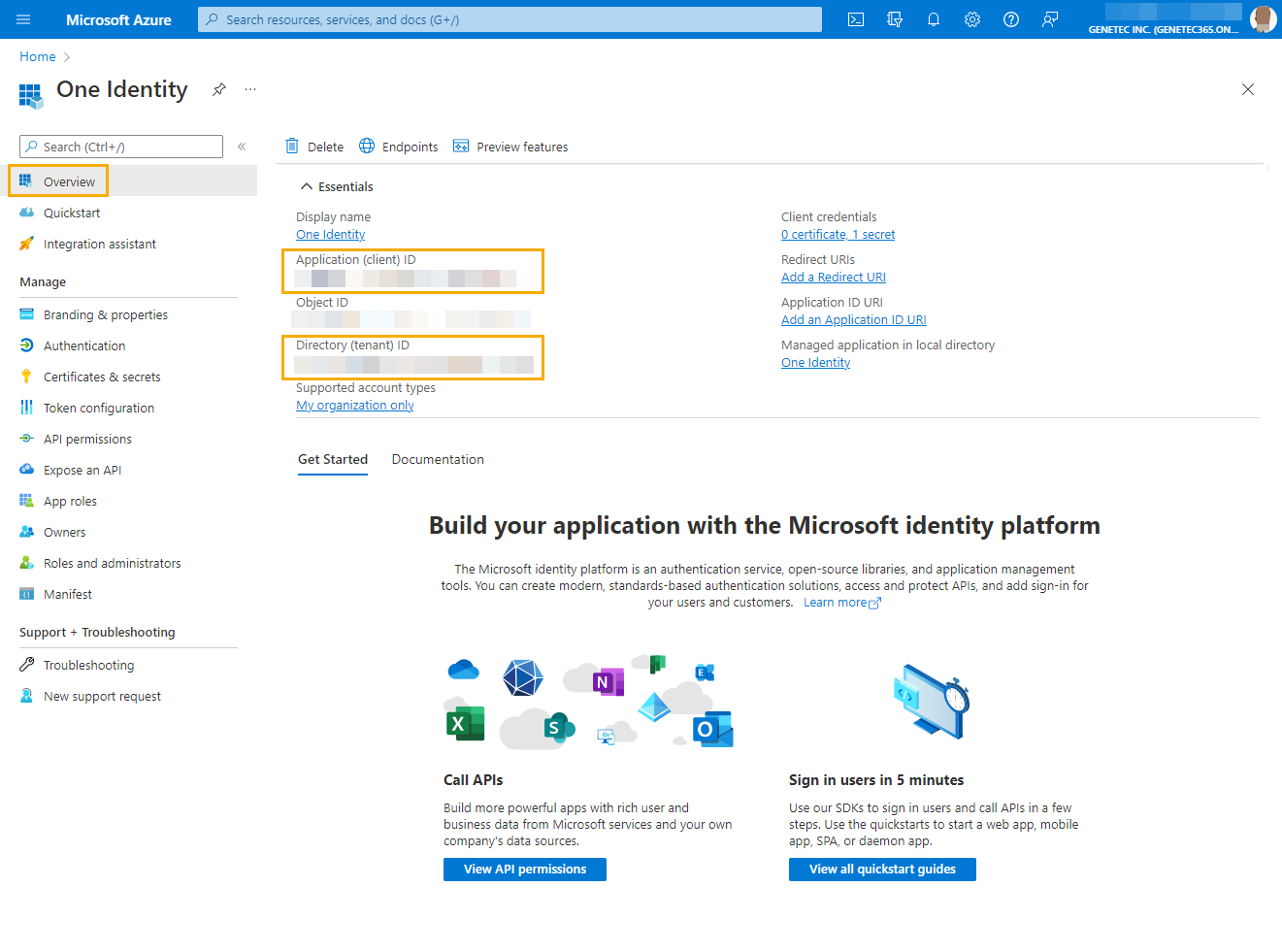 À propos de l’application Web Azure